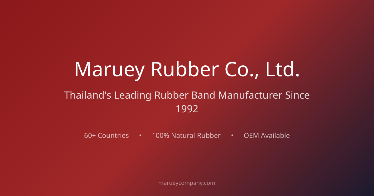 How Rubber Bands Are Made: 8-Step Manufacturing Process